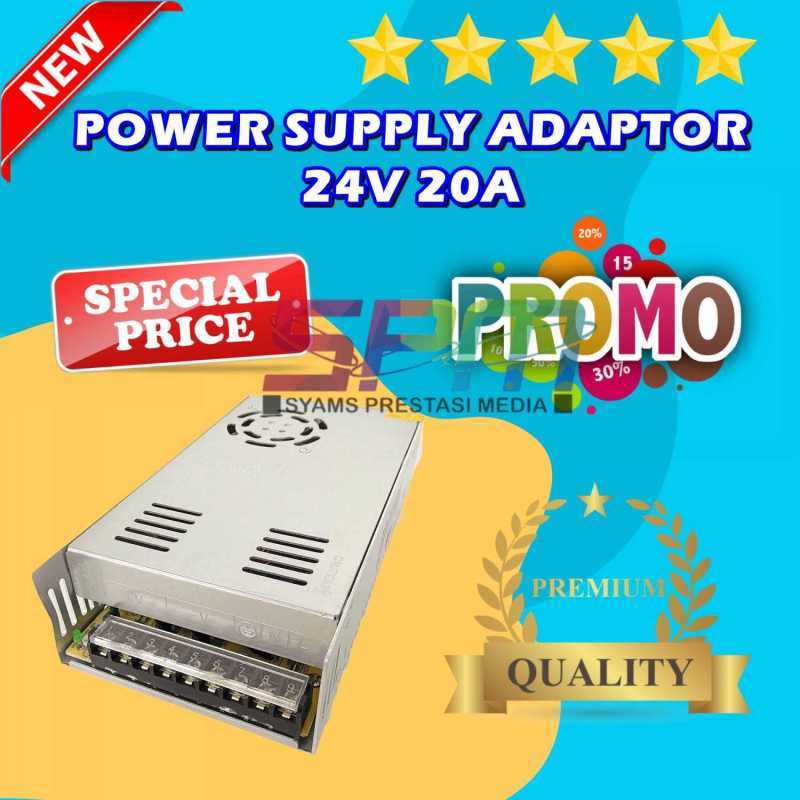 Promo Power Supply Switching Psu 24v 20a High Quality, 24 Volt 20 ...