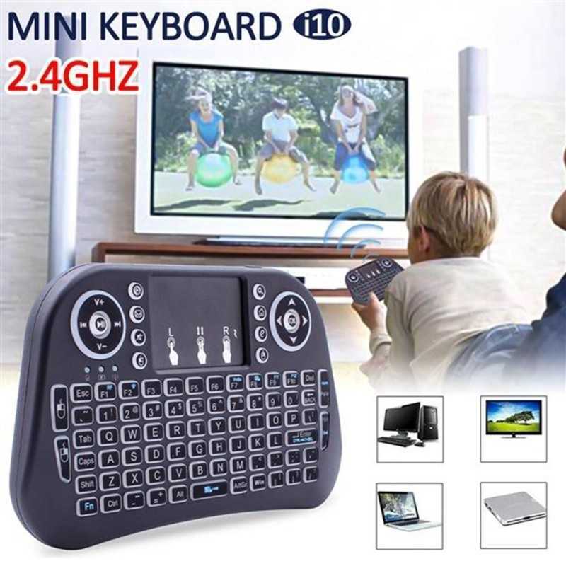 Promo I10 Plus - Mini Wireless Keyboard And Touchpad Rgb Backlit Diskon 23% Di Seller Akago ...
