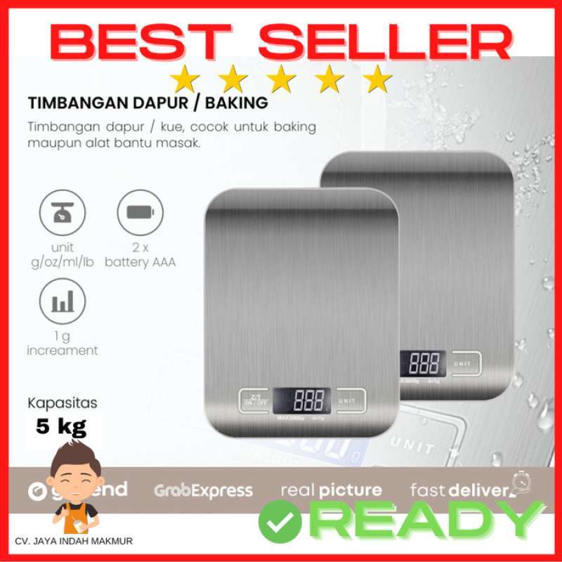 Jual Timbangan Digital 10kg Commercial Kitchen Scale Premium Quality ...