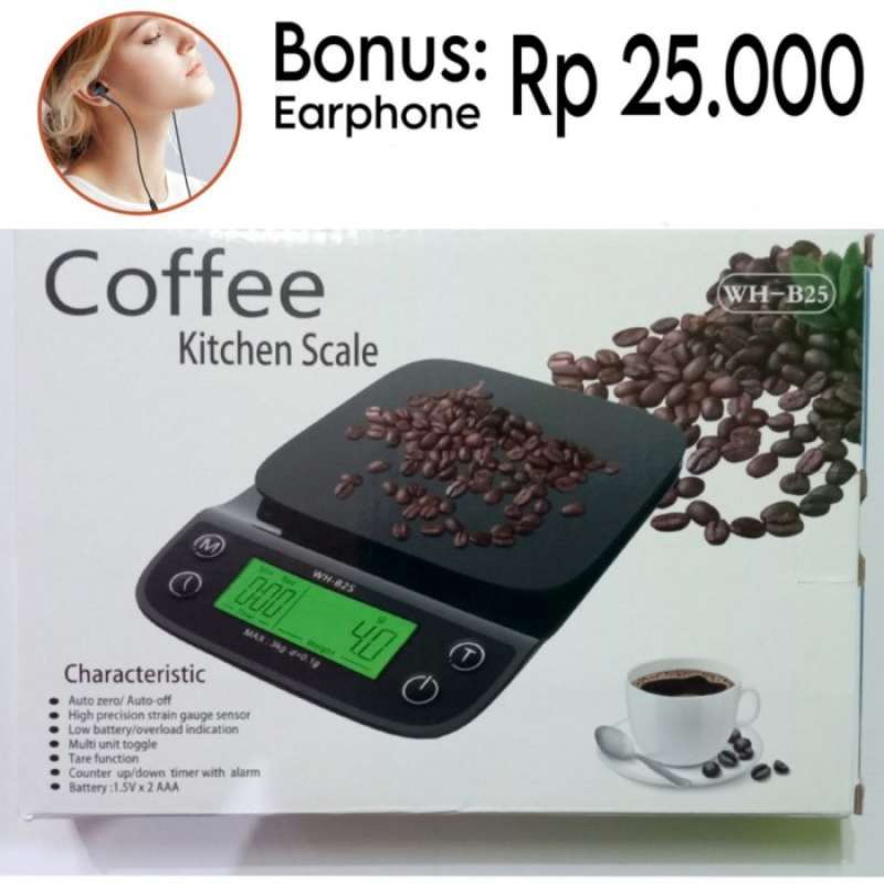 Jual V60 Drip Coffee Scale With Timer Timbangan Kopi Untuk V60 Di ...