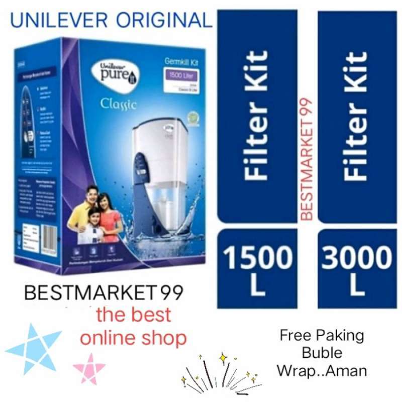 Jual Unilever Germkill Kit Pure It 1500 L / 3000l Classic Original Di Seller Sentry - Cengkareng ...