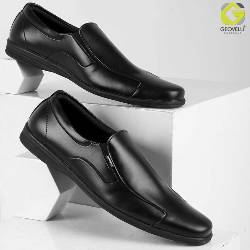 Promo Bossindo Sepatu Pantopel Pria Hitam Slop On Sepatu Kerja Kantor ...