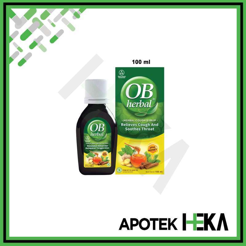 Jual Ob Herbal Plus Madu Syrup 30 / 100 Ml - Obat Batuk Sirup Botol ...