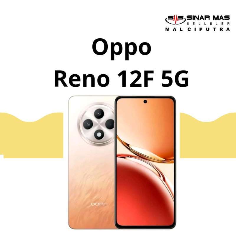 Jual Oppo Reno 12f 5g 12/512gb New - Orange Di Seller Sinar Mas Selluler Cl Official Store ...