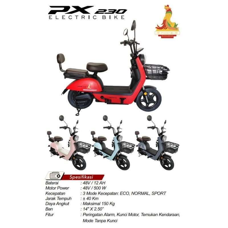 Jual Sepeda Phoenix Listrik 🏷️ Original, Model Terlengkap, & Harga ...