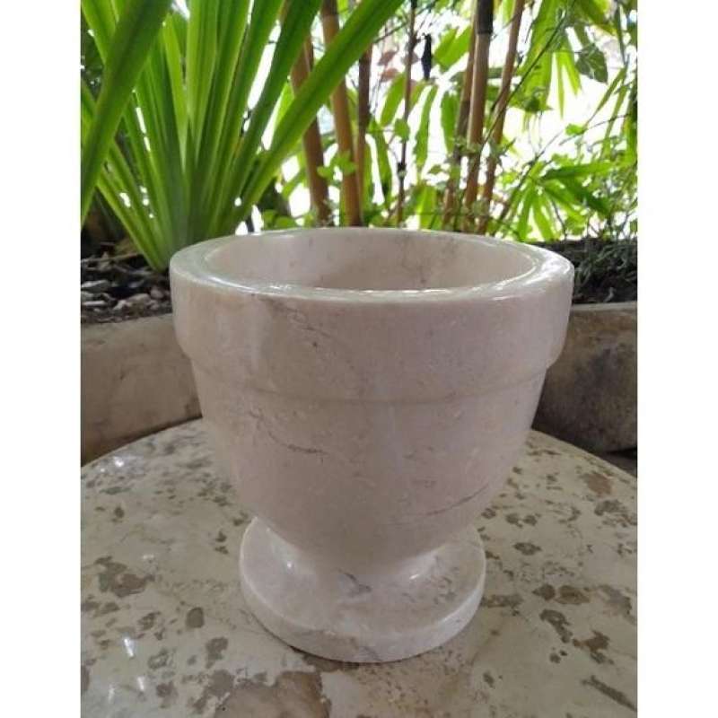 Jual Lumpang Alu Batu Asli Marmer Marble Stone Mortar Pestle Tumbukan ...
