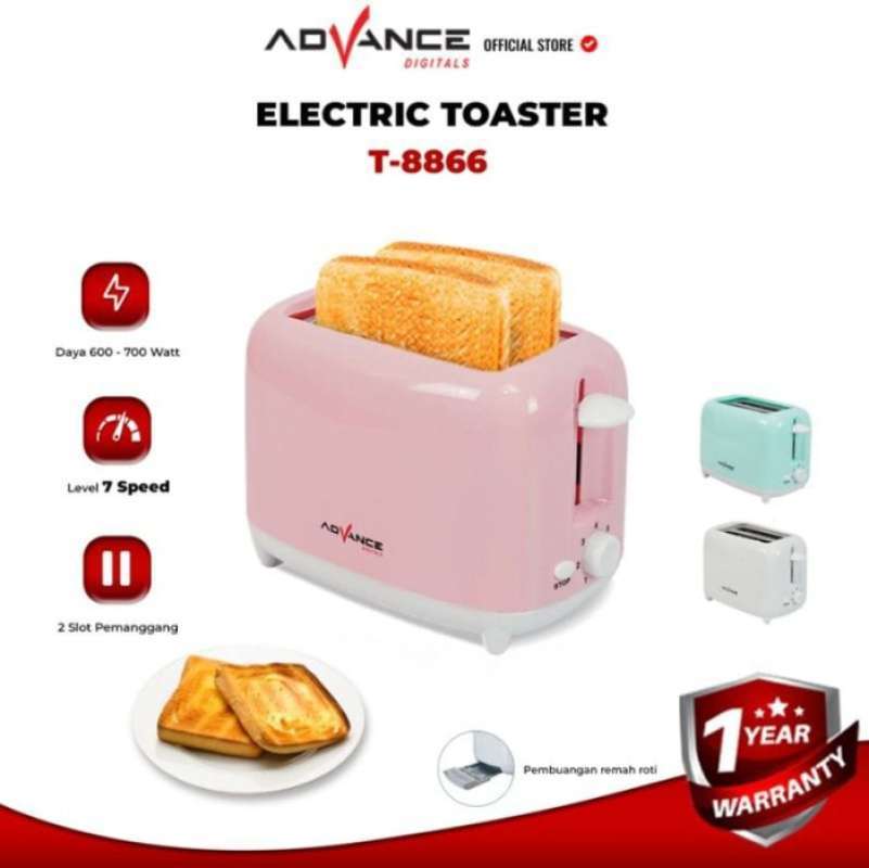 Promo Advance Pop Up Toaster Alat Pemanggang Roti Toaster Sandwich ...