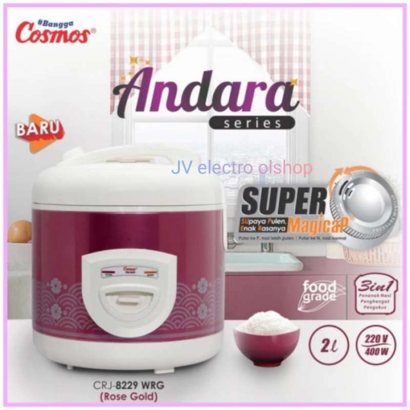 Promo Magic Com Cosmos Crj 8229wbs - 2 Liter / Rice Cooker Cosmos ...