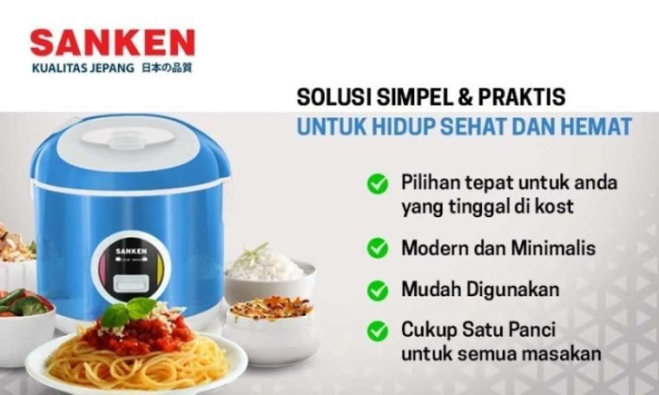 Promo Sanken Supercom Sj 2000 Rice Cooker Penanak Nasi 3 In 1 1.8 Liter ...