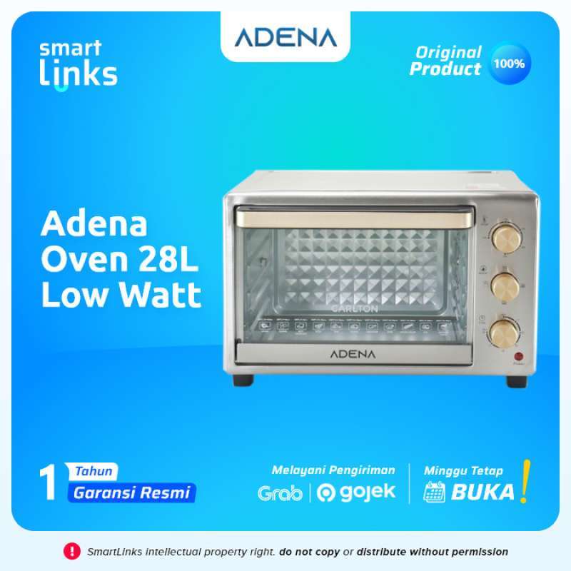 Promo Carlton Oven Listrik 28 Liter Adena Electric Oven Low Watt Pemanggang Diskon 23% Di Seller ...