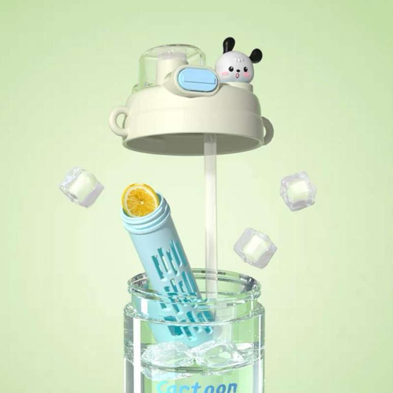 Jual Botol Minum Imebo Infused 650ml Botol 2 Cara Minum Free Tali Panjang / Botol Minum Karakter ...