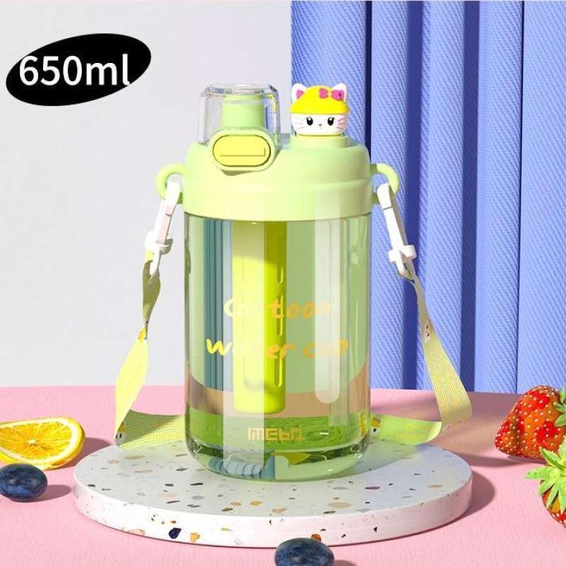 Jual Botol Minum Imebo Infused 650ml Botol 2 Cara Minum Free Tali Panjang / Botol Minum Karakter ...