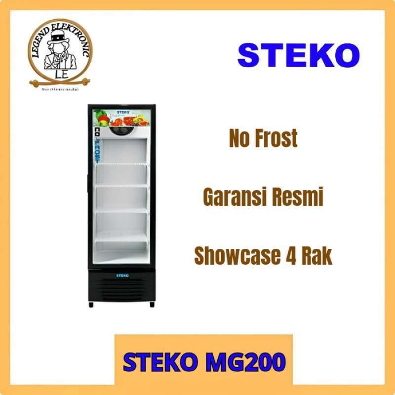 Promo Steko Showcase Mg200 Display Cooler Mg-200 Diskon 23% Di Seller ...