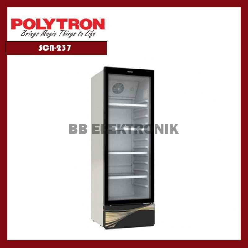 Promo Polytron Scn-237 Showcase Lemari Pendingn 4 Rak 285 Liter ...