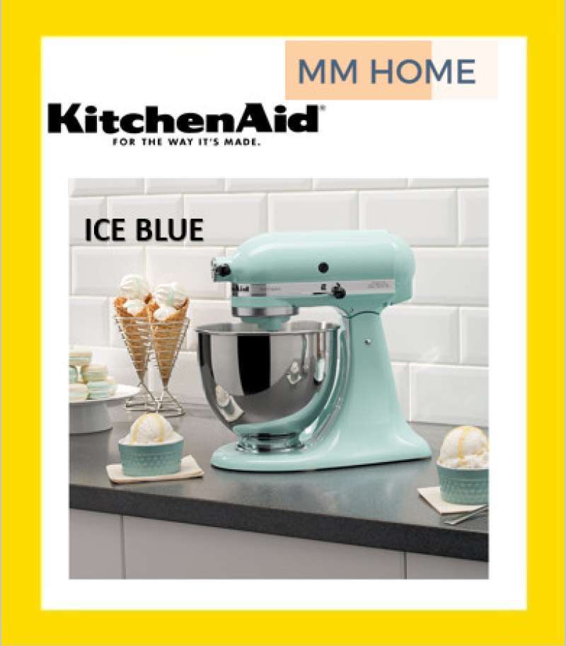 Promo Kitchenaid Artisan Mixer Ice Blue 5ksm150pseic 4.8liter Kitchen ...