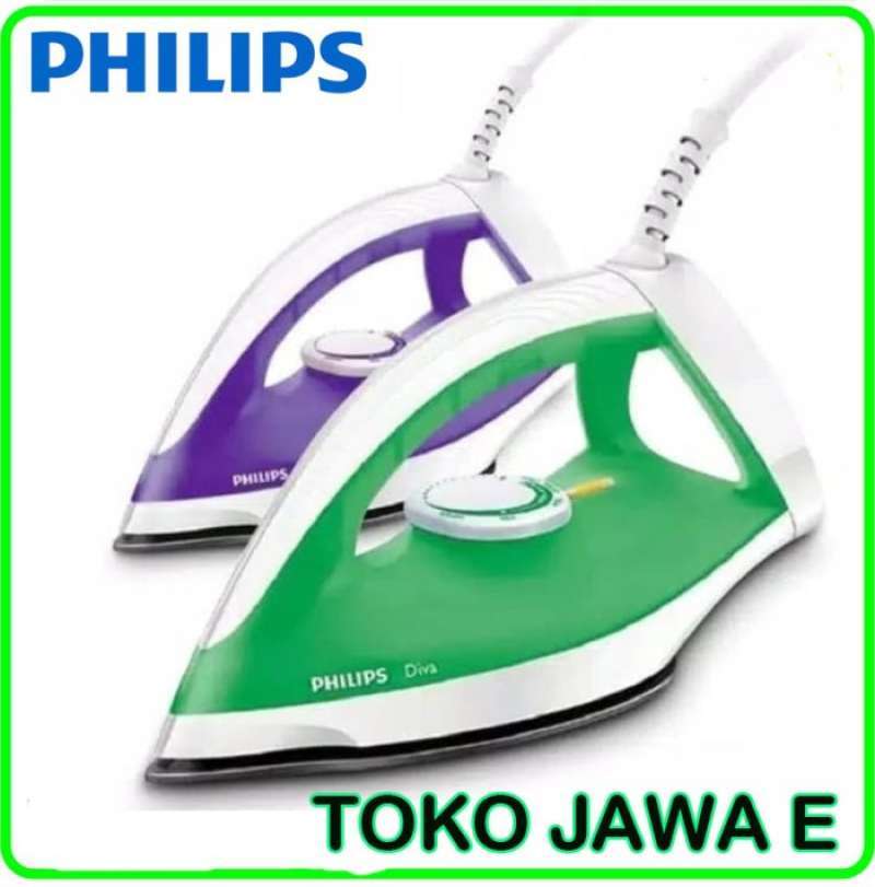 Promo New Setrika Philips Diva Original Gc122 Hijau/ungu Diskon 23% Di ...