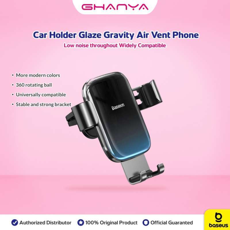 Promo Baseus Car Holder Glaze Gravity Air Vent Phone Mount Stand Mobil ...