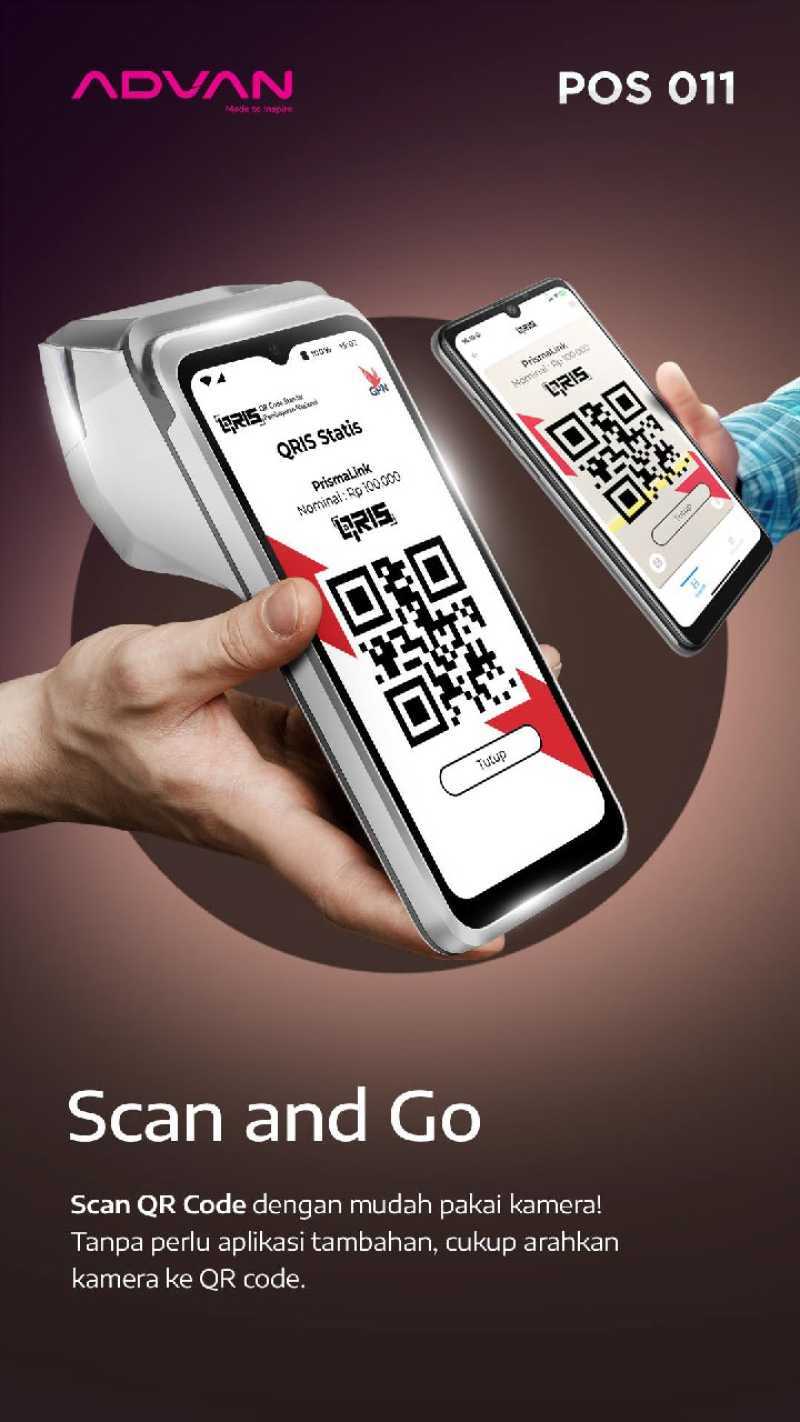 Jual Advan Harvard O11 Smart Mobile Pos Printer Cashier Android 4g Lte ...