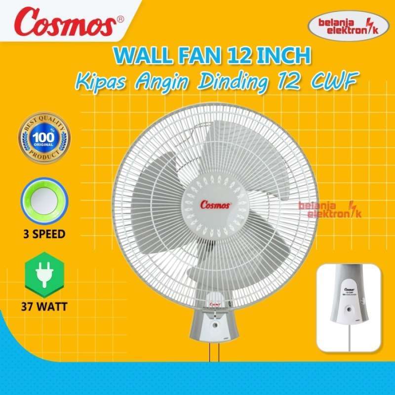 Promo Kipas Angin Dinding Cosmos 12 Cwf Wall Fan 12 Inch Rall Diskon 23 ...