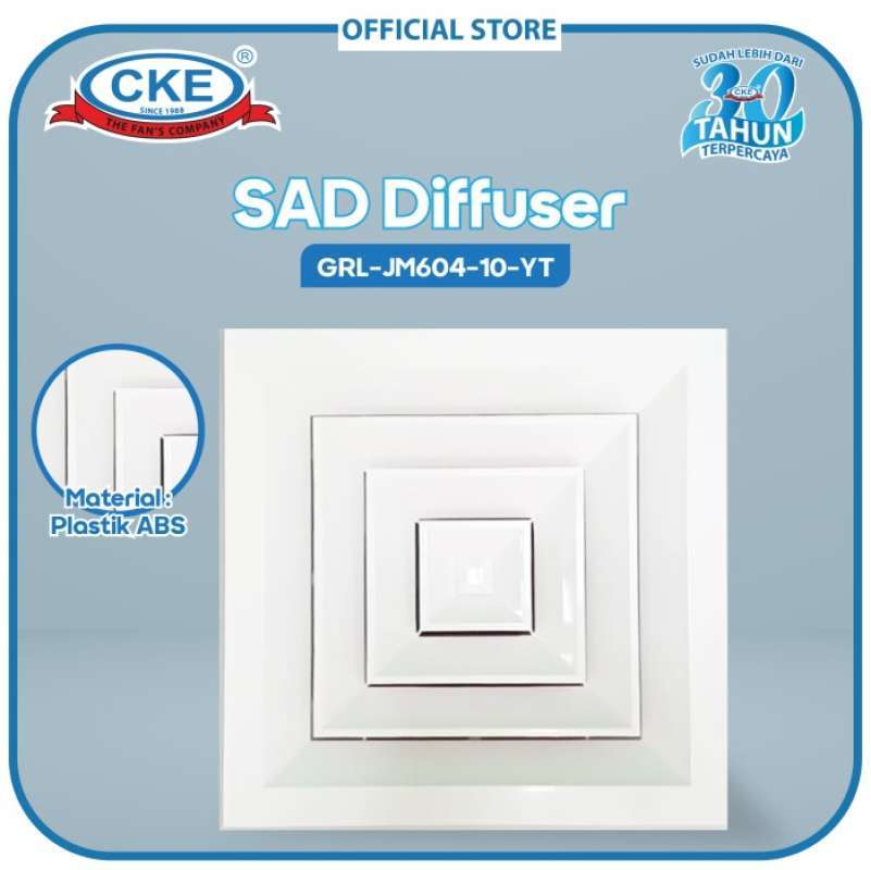 Promo Sad Diffuser 35x35 Cm 35 Cm 35cm Diffuser Ac Supply Air Plafon ...