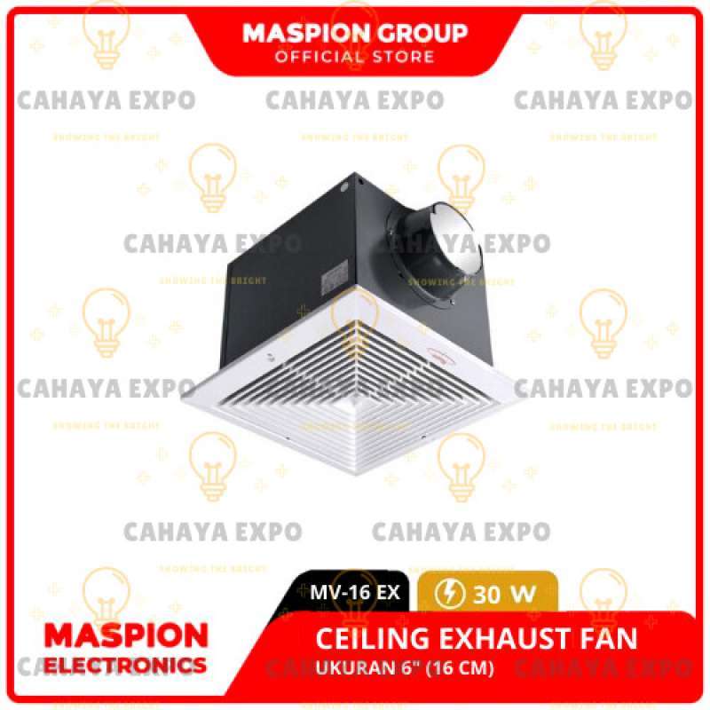 Promo Ceiling Exhaust Fan Plafon Cerobong Maspion Mv-16 Ex 16ex 6 Inch ...