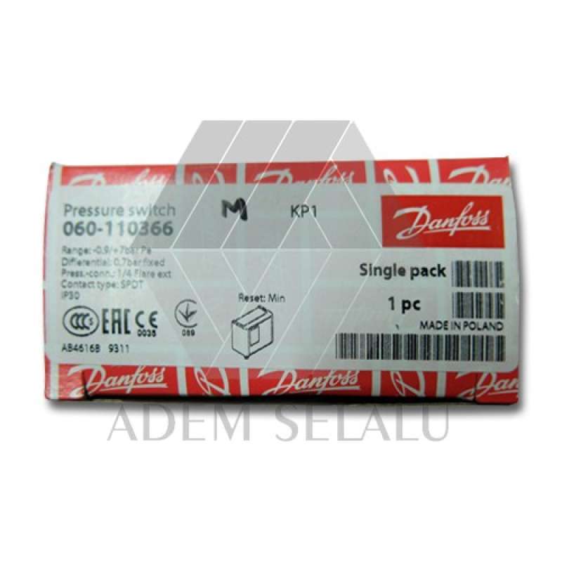 Promo Pressure Switch Danfoss Kp 1 Manual | Danfoss Low Pressure Switch ...