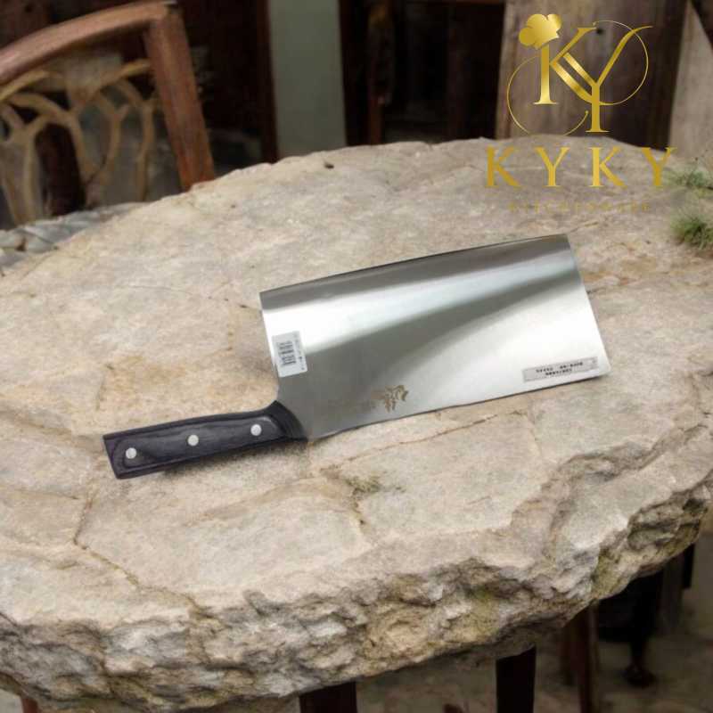 Jual Chinese Chef Knife - Golok Koki Cina - Chopping Knife Wooden Handle 35 Cm Di Seller Kyky ...