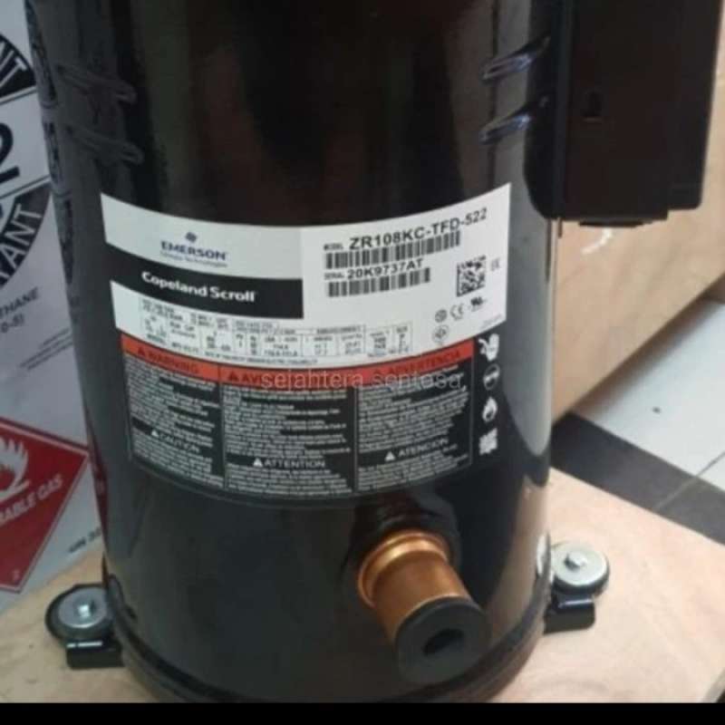 Promo Kompresor Copeland Zr108kc-tfd-522 Compresor Copeland Scroll 9 Pk R22 Diskon 23% Di Seller ...