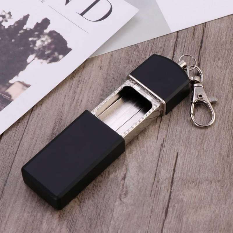 Jual Akkoki Asbak Rokok Portable Ashtray Stainless Steel With Keychain ...