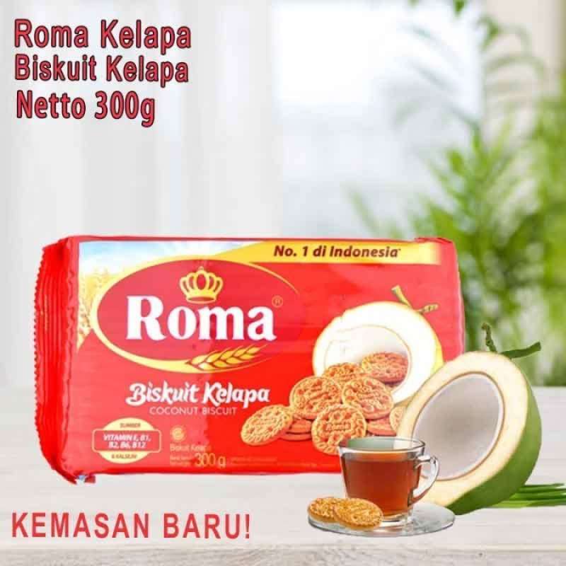 Jual Roma Biskuit Kelapa 300g - Kelezatan Klasik Dengan Rasa Kelapa ...