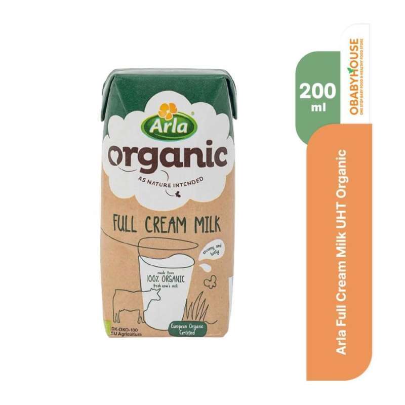 Jual Arla Full Cream Milk Uht Organic 200 Ml Di Seller Obabyhouse ...