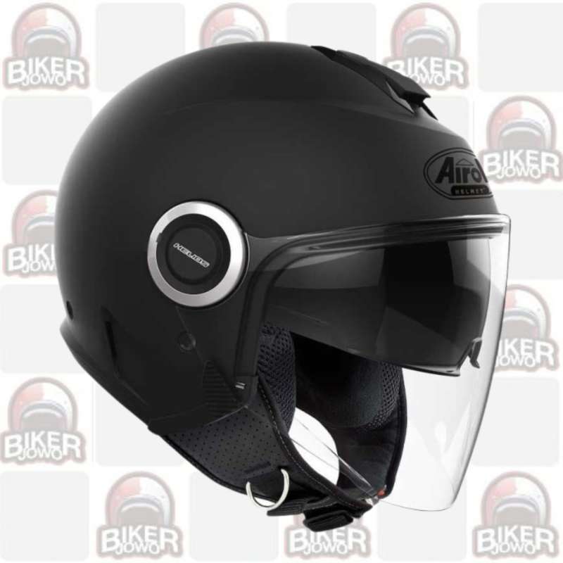 Jual Helm Airoh Helios Jet Solid - Series - L Black Matt Di Seller ...