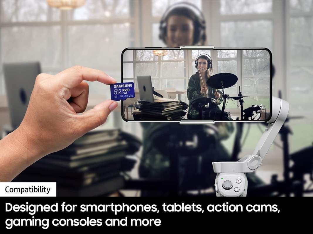 Jual Samsung Microsdxc Pro Plus 128gb Memory Card With Adapter Di ...