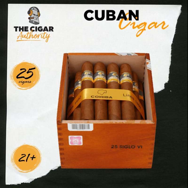 Jual Cohiba Siglo Vi Cuba Cigar Cerutu - Box Of 25 Sticks Di Seller The ...