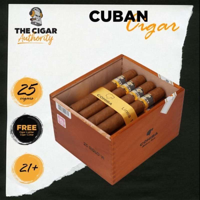Jual Cohiba Siglo Vi Cuba Cigar Cerutu - Box Of 25 Sticks Special ...