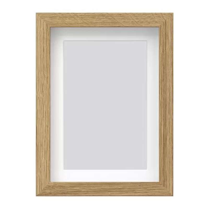 Jual Bingkai Frame Foto Dinding/standing Ukuran 13x18cm_efek Kayu Oak ...