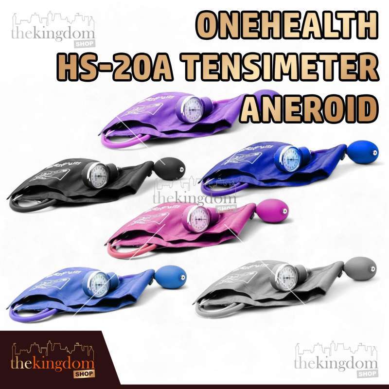 Jual Onehealth Hs-20a Aneroid Sphygmomanometer Tensimeter Alat Cek Tensi Manual Jarum Hs20a One ...