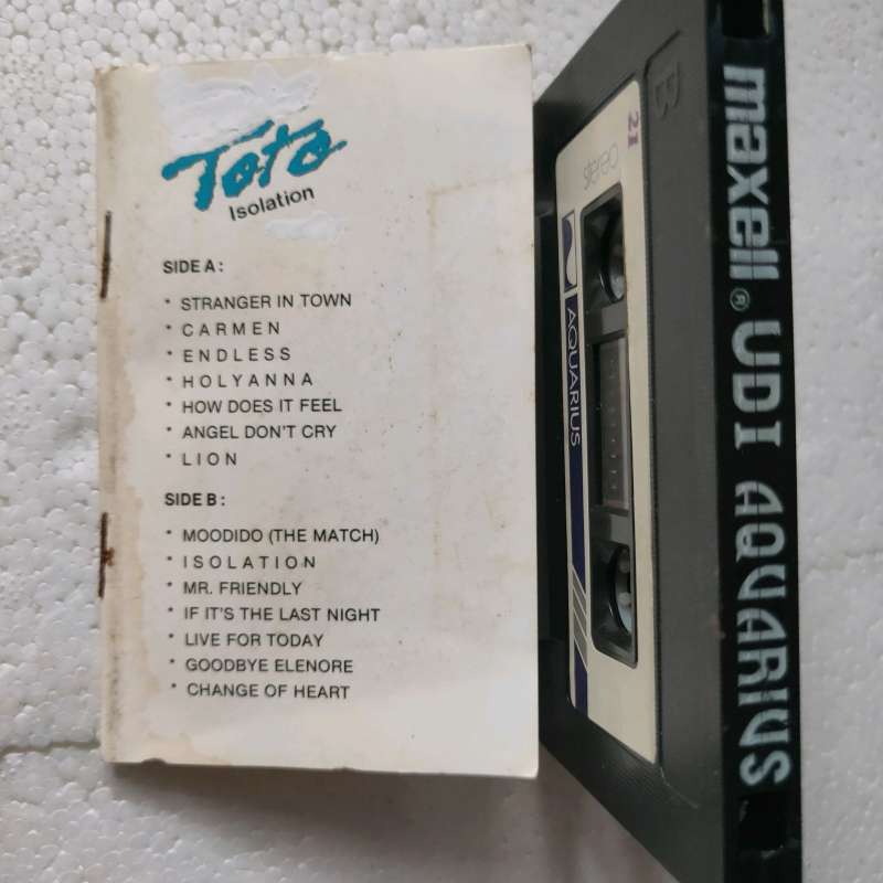 Jual Kaset Pita Arena Hard Pop Rock Toto Isolation Di Seller Aiekmazka ...