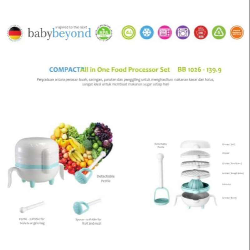 Jual Baby Beyond Food Processor Set / Food Maker / Blender Makanan Anak ...