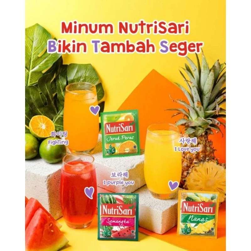 Jual (rcg) Nutrisari Aneka Rasa Renceng (10 Pcs) Di Seller Toko Gracia ...