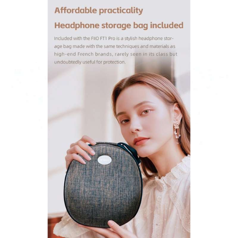 Promo Fiio Ft1 Pro / Ft 1 Pro / Ft1pro Planar Diaphragm Driver Open-back Headphone Original ...