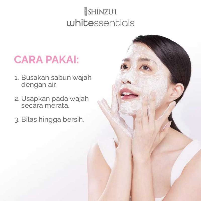 Promo Shinzui Whitessentials Brightening Facial Wash Snow Mushroom 20ml ...