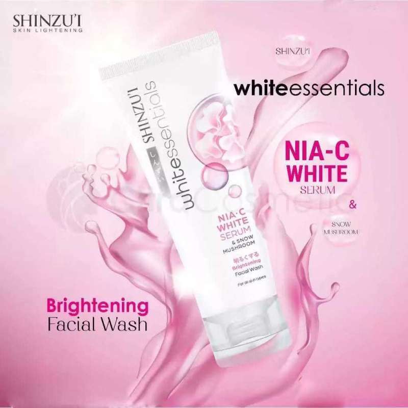 Promo Shinzui Whitessentials Brightening Facial Wash Snow Mushroom 20ml ...