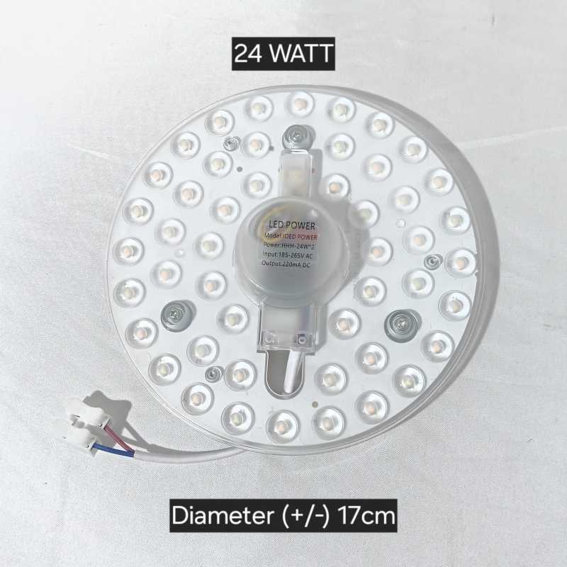 Jual Led Modul Ceiling Refil 36 Watt Dan 24 Watt Magnet Cahaya 3 Warna ...