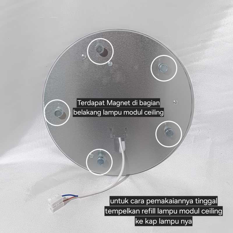 Jual Led Modul Ceiling Refil 36 Watt Dan 24 Watt Magnet Cahaya 3 Warna ...