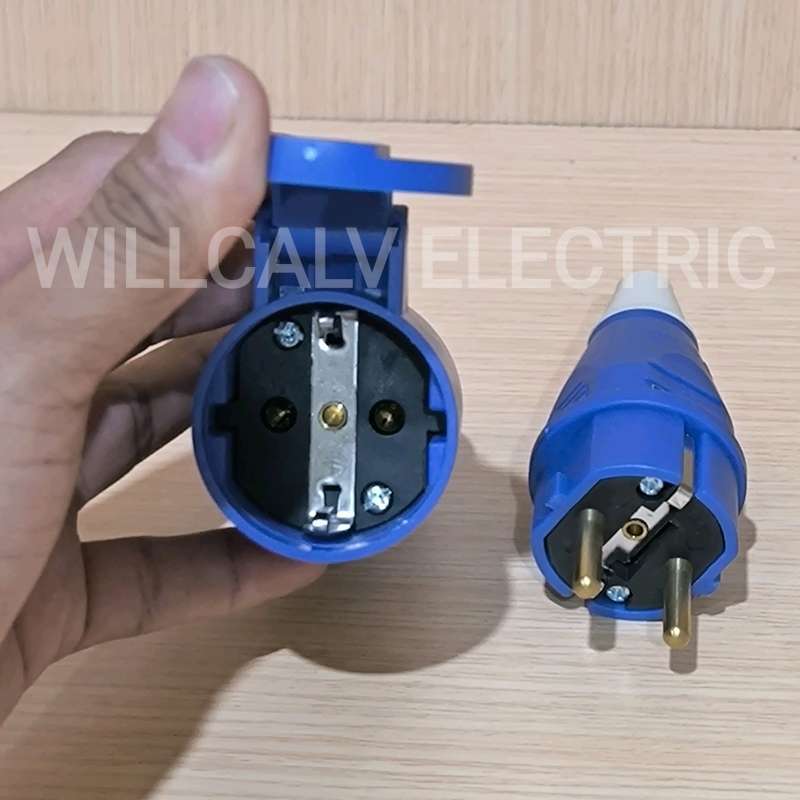 Promo Fort Stop Kontak 2 Pas 16a / Industrial Plug And Socket 2 Pas 16a - Stop Kontak / Socket ...