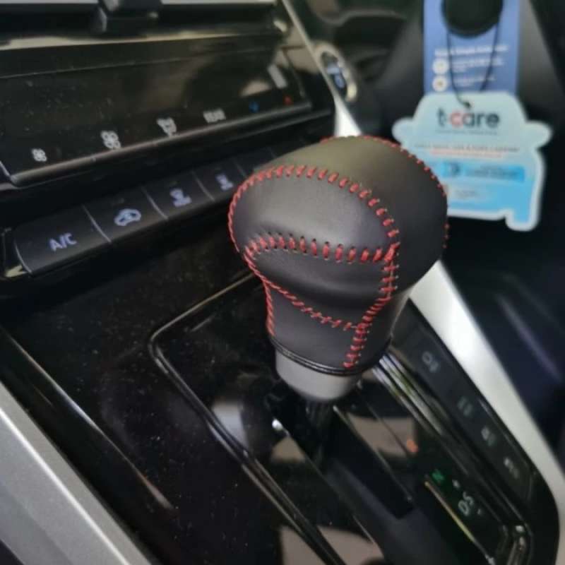 Jual Sarung Kulit Cover Shift Knob Tuas Matic Innova Zenix - Carbon ...