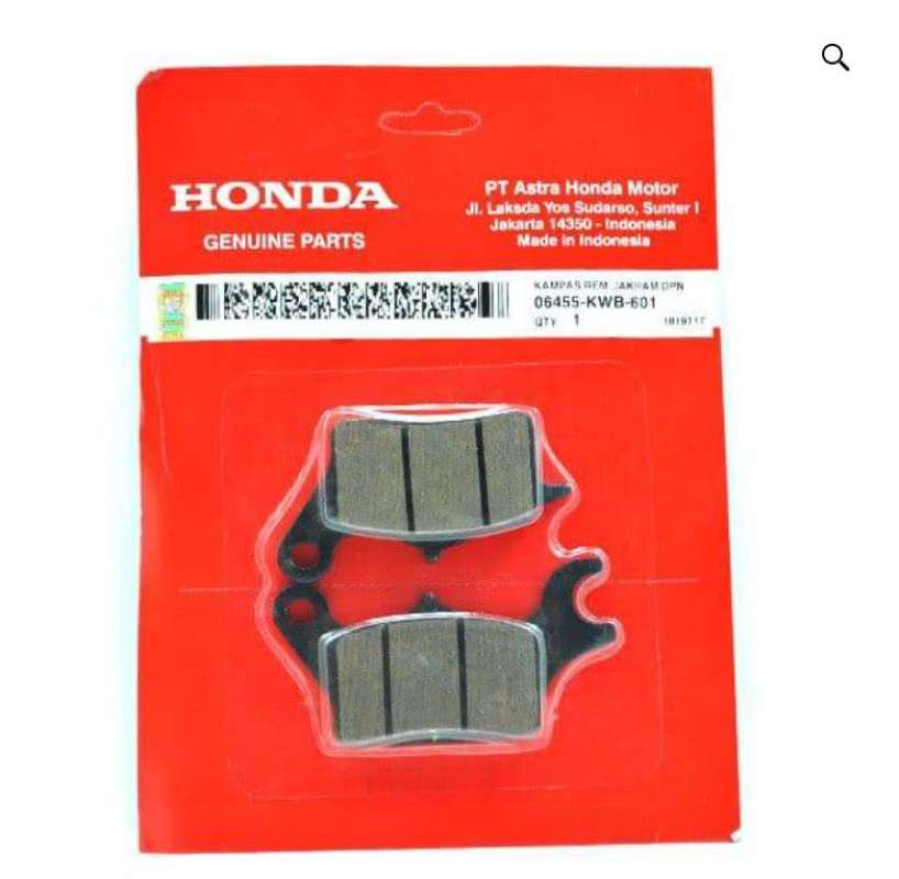 Jual 06455-kwb-601 Kampas Rem Cakram Depan Blade Revo 110 Supra X 125 ...