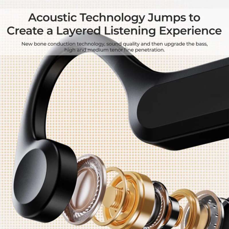 Jual Kiip Wireless Dts10 Headset Bluetooth 5.3 Bone Conduction Earphone ...