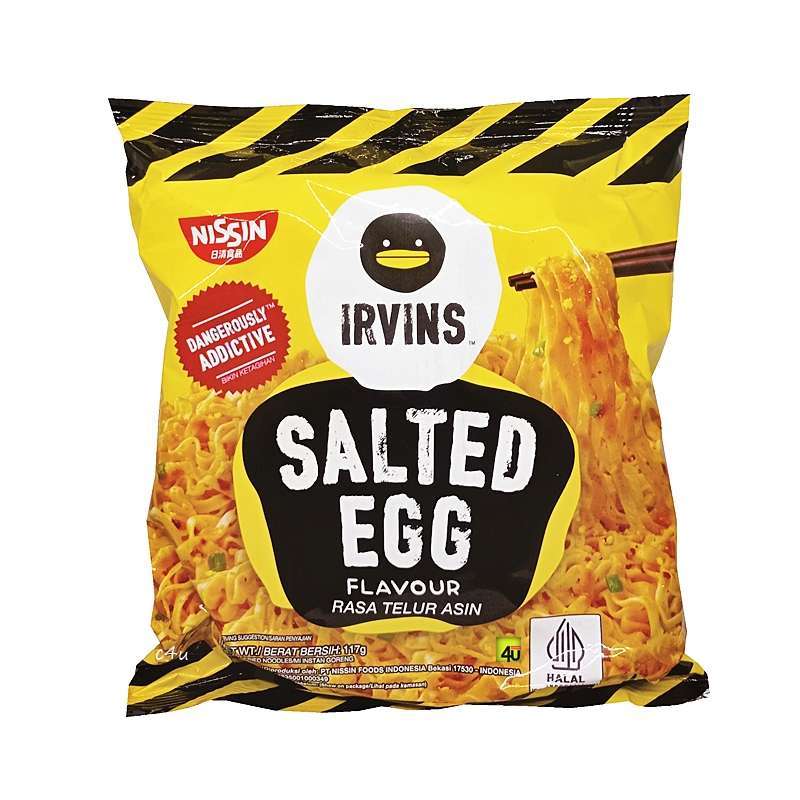 Promo Irvins Mie Salted Egg / Spicy Salted Egg 117 Gram - Salted Egg ...